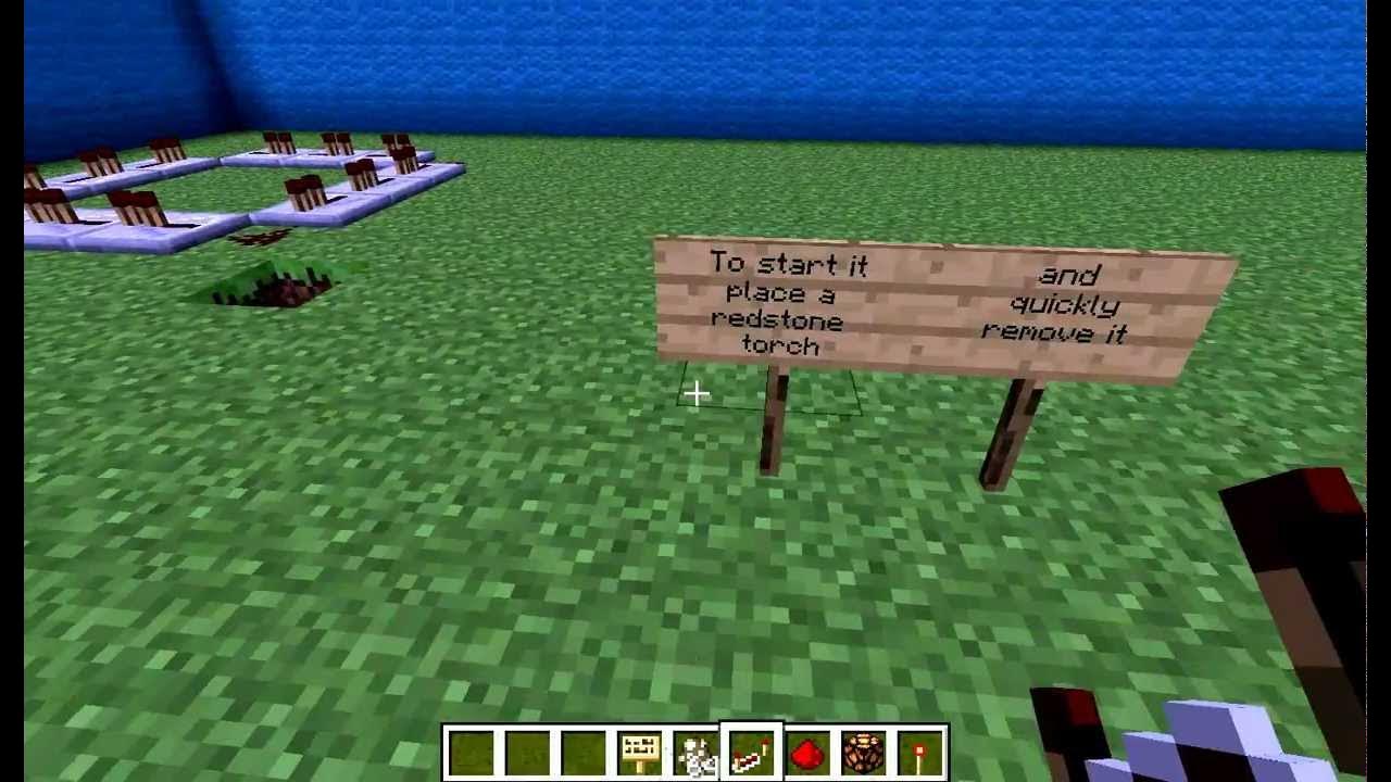 Minecraft #2: How To Make a Infinite Redstone Loop - YouTube