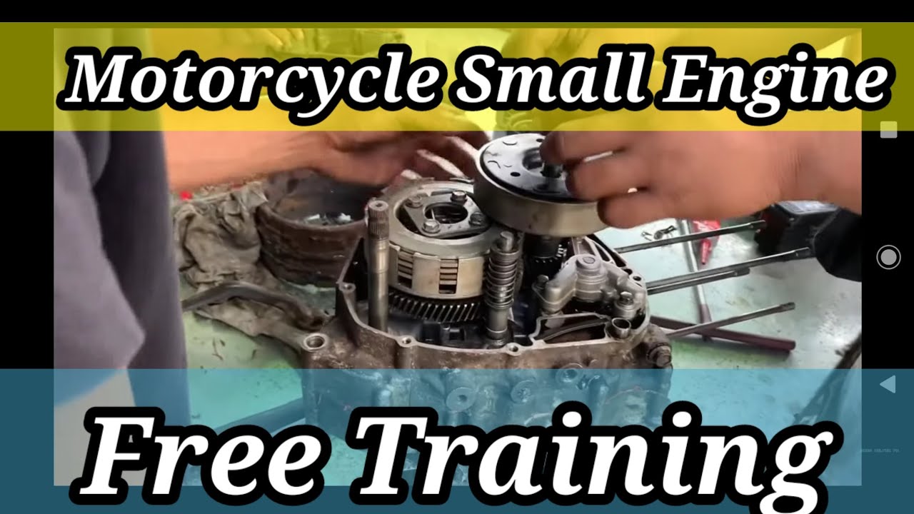 Actual Training Video on Motorcycle Small Engine Mechanic TESDA PANABO ...