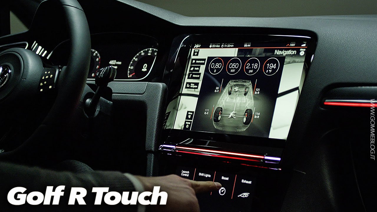 VW Golf R Touch | 3D Navigation | CES 2015 - YouTube