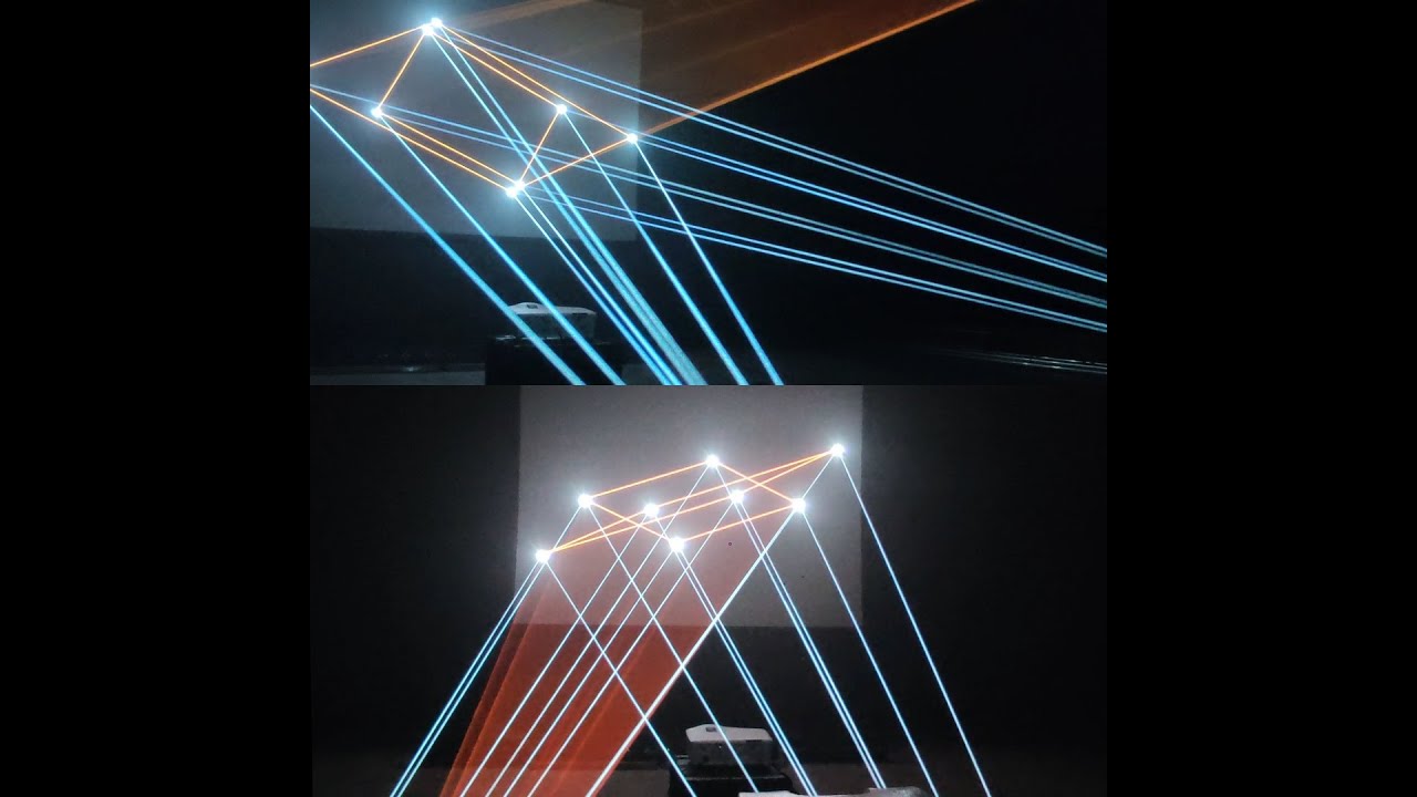 Laser & Proyection Mapping Research demo 1 - YouTube