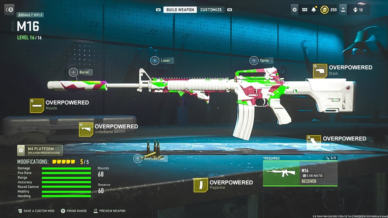 114 KILLS ☢️ NEW 1 BURST "M16" CLASS SETUP in MW2! (Best M16 Class ...