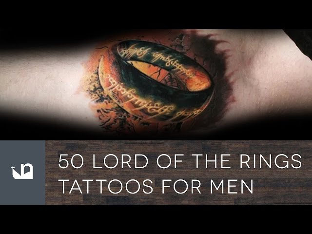 Lord Of The Rings Ring Tattoo