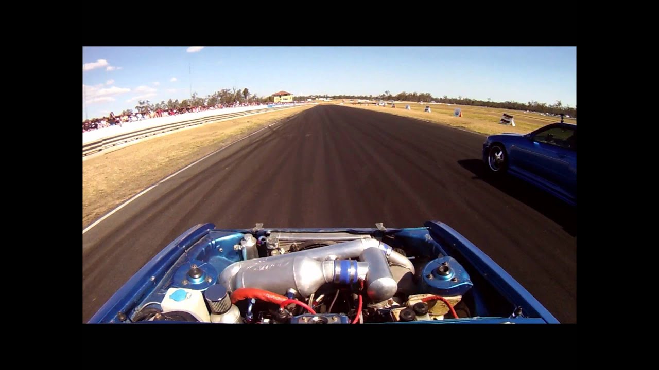 Joes R100 vs R34 GTR Powercruise Queensland 37 2012 - YouTube
