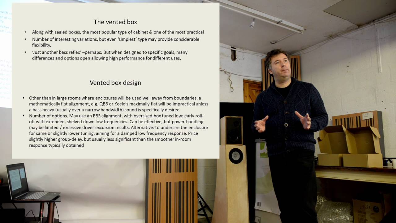 Dr. Scott Lindgren talking speaker enclosure design (part 2) - YouTube