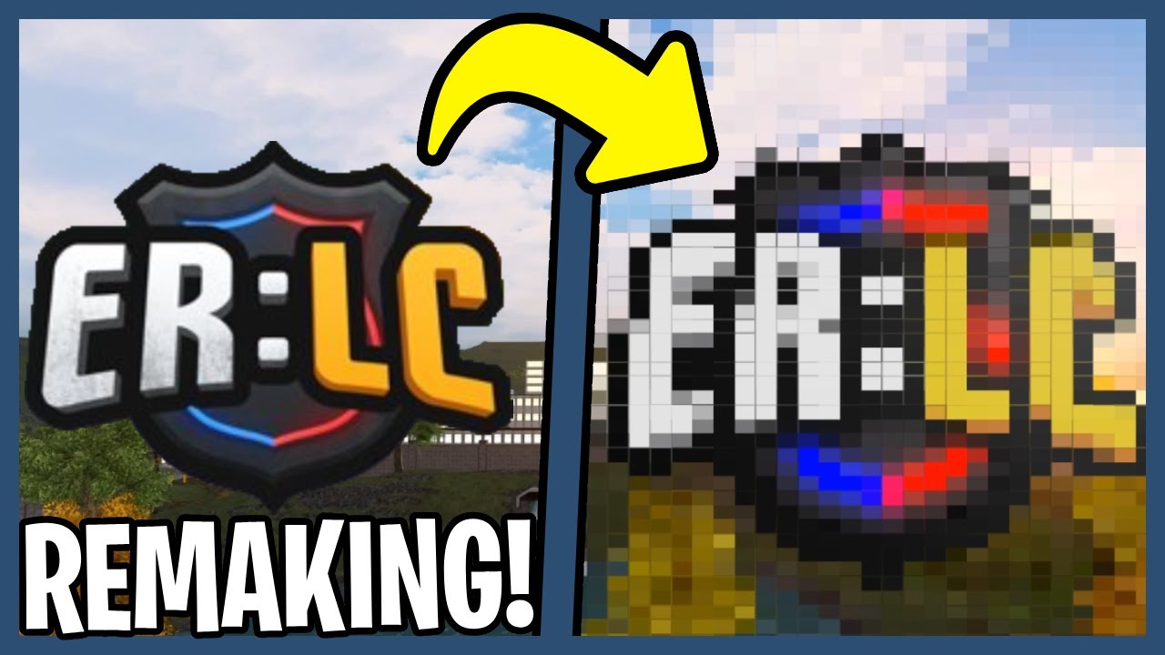 I Rebuilt the ER:LC Logo in Roblox Studio! | Liberty County Speed build ...