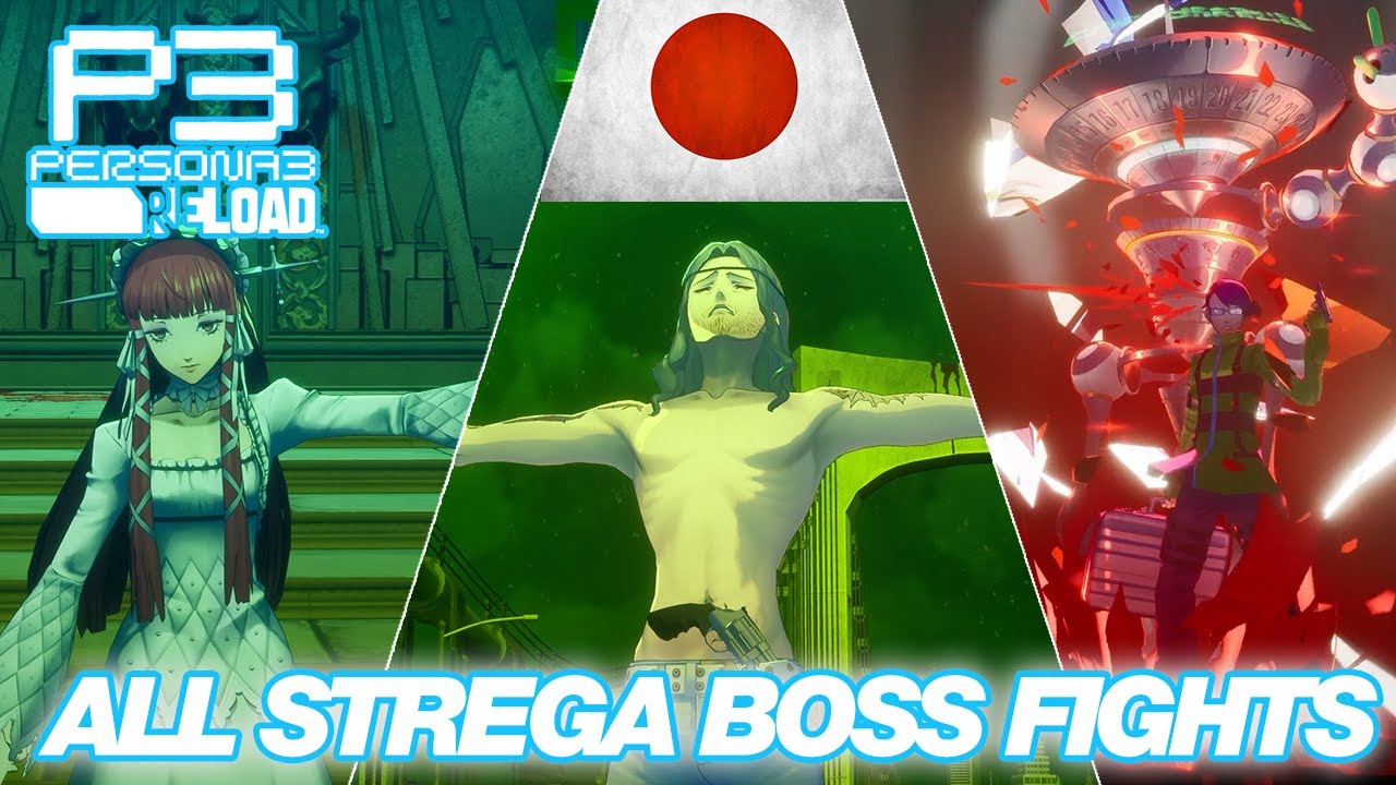 All Strega Boss Fights Walkthrough | Persona 3 Reload (Japanese w/English Subtitles) - YouTube