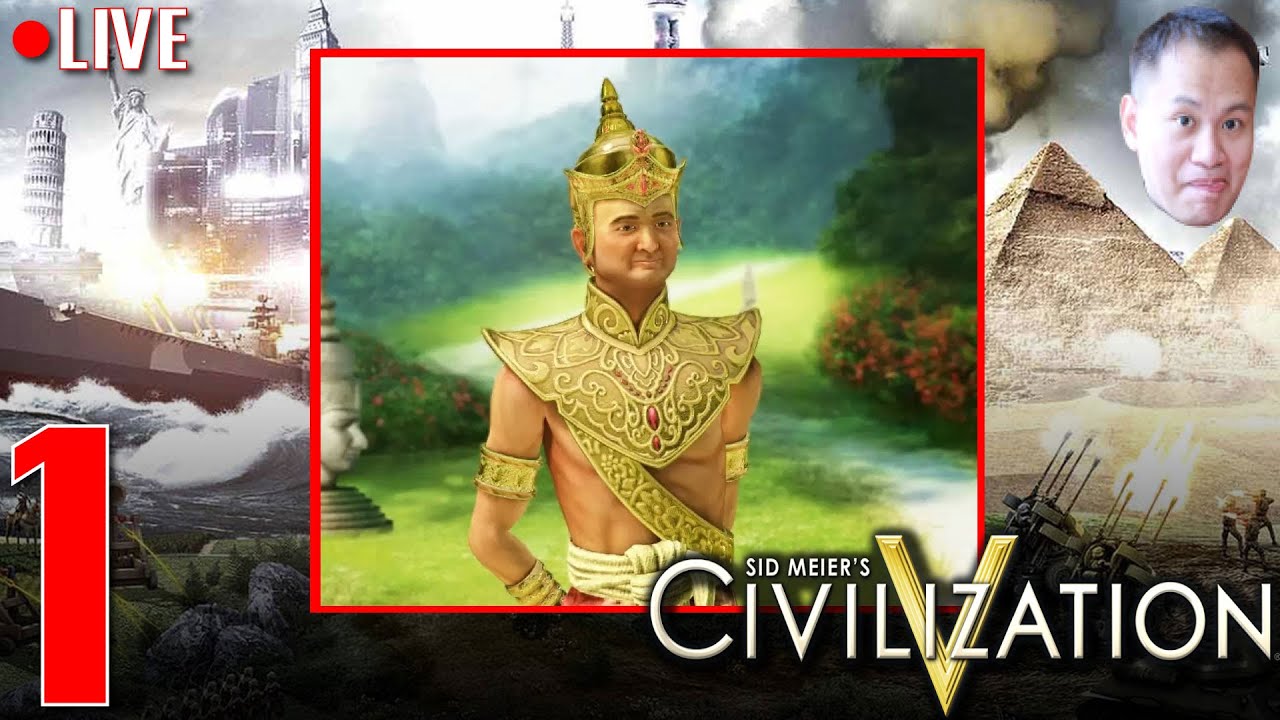 LIVE - สยามจะเป็นเยี่ยงไร - Civilization 5 Siam Part 1 - YouTube