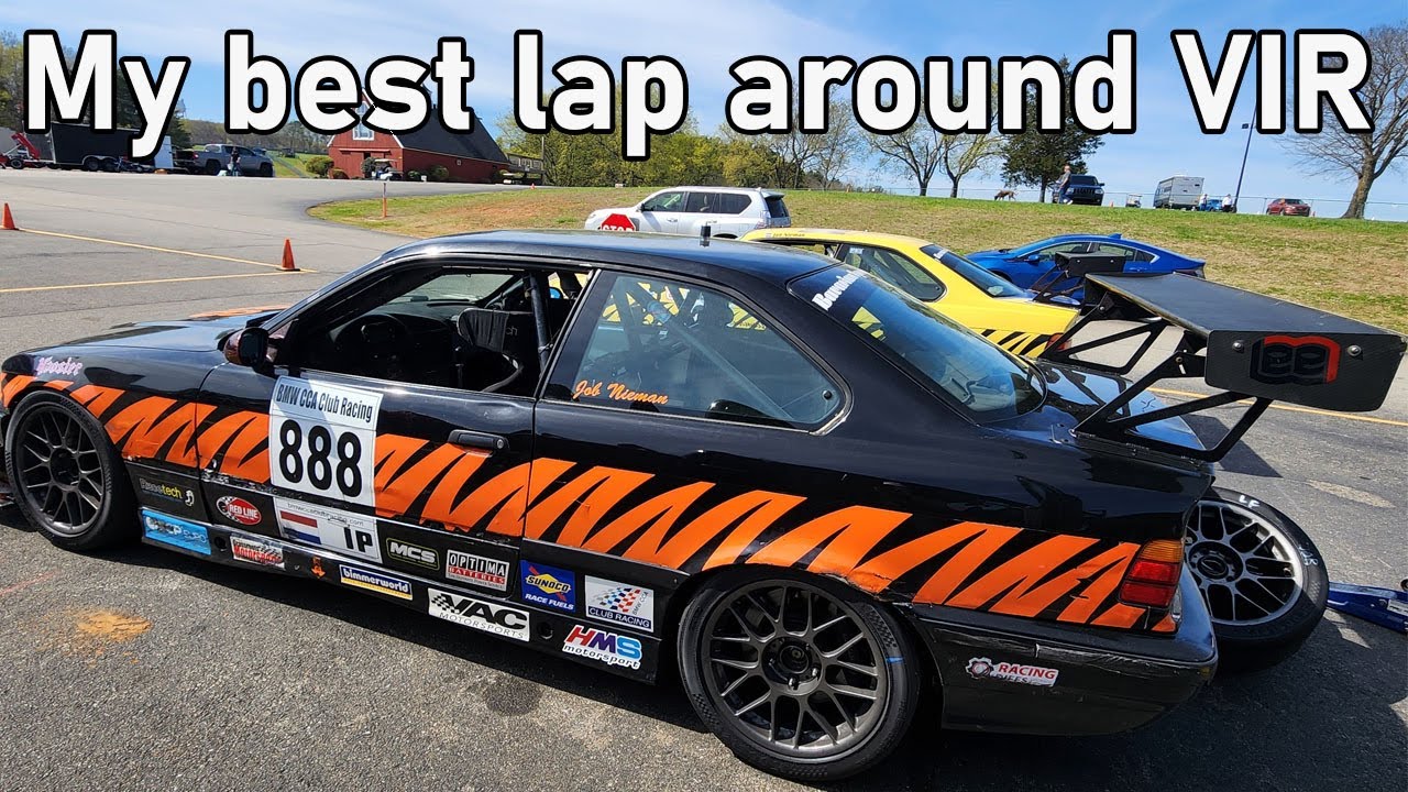 VIR fast lap 2:07.6 E36 M3 IP (slow engine) - YouTube