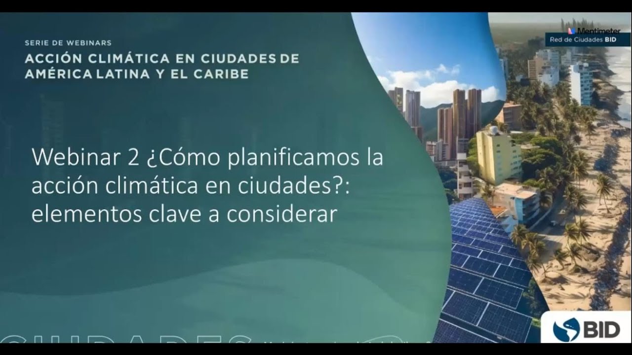 ¿Cómo planificar la acción climática en ciudades? - YouTube