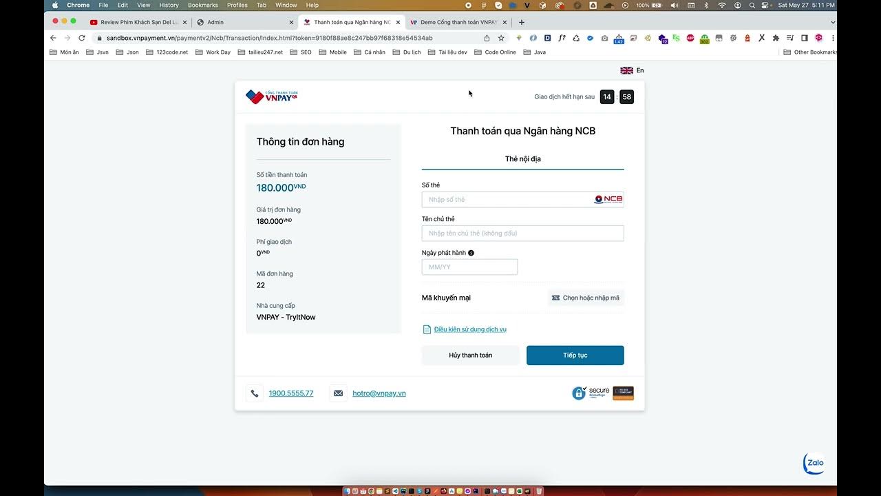 Thanh toán online vnpay reactjs nodejs laravel - 123code.net - YouTube