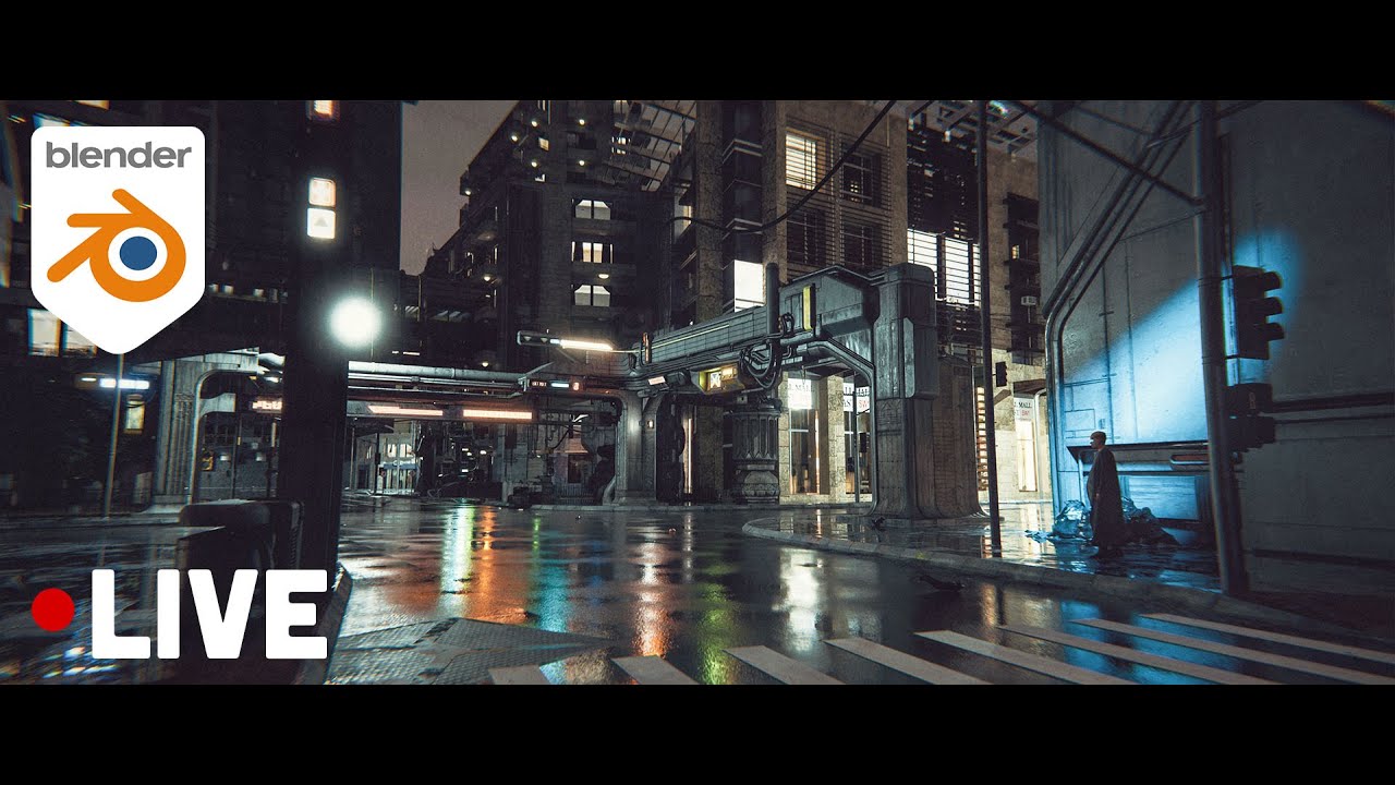 Scifi Russian City Environment in Blender - YouTube