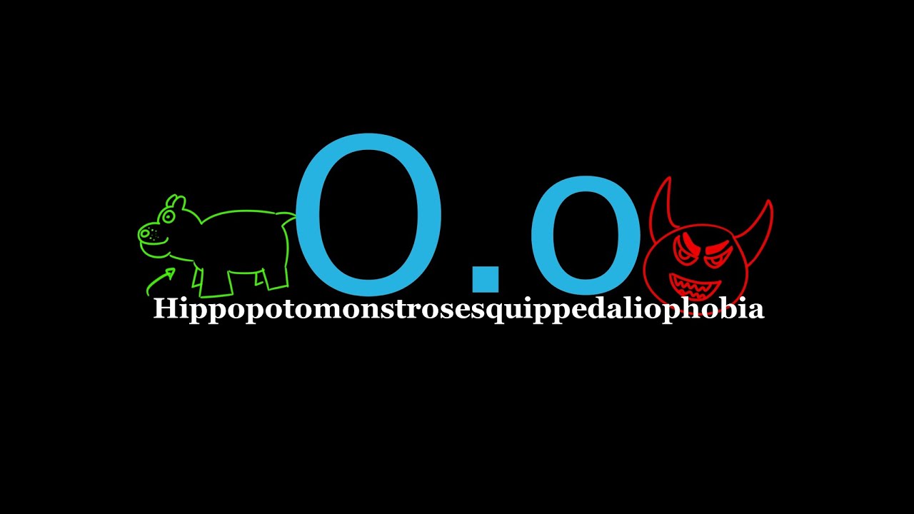 hippopotomonstrosesquippedaliophobia - A word so long it causes fear ...