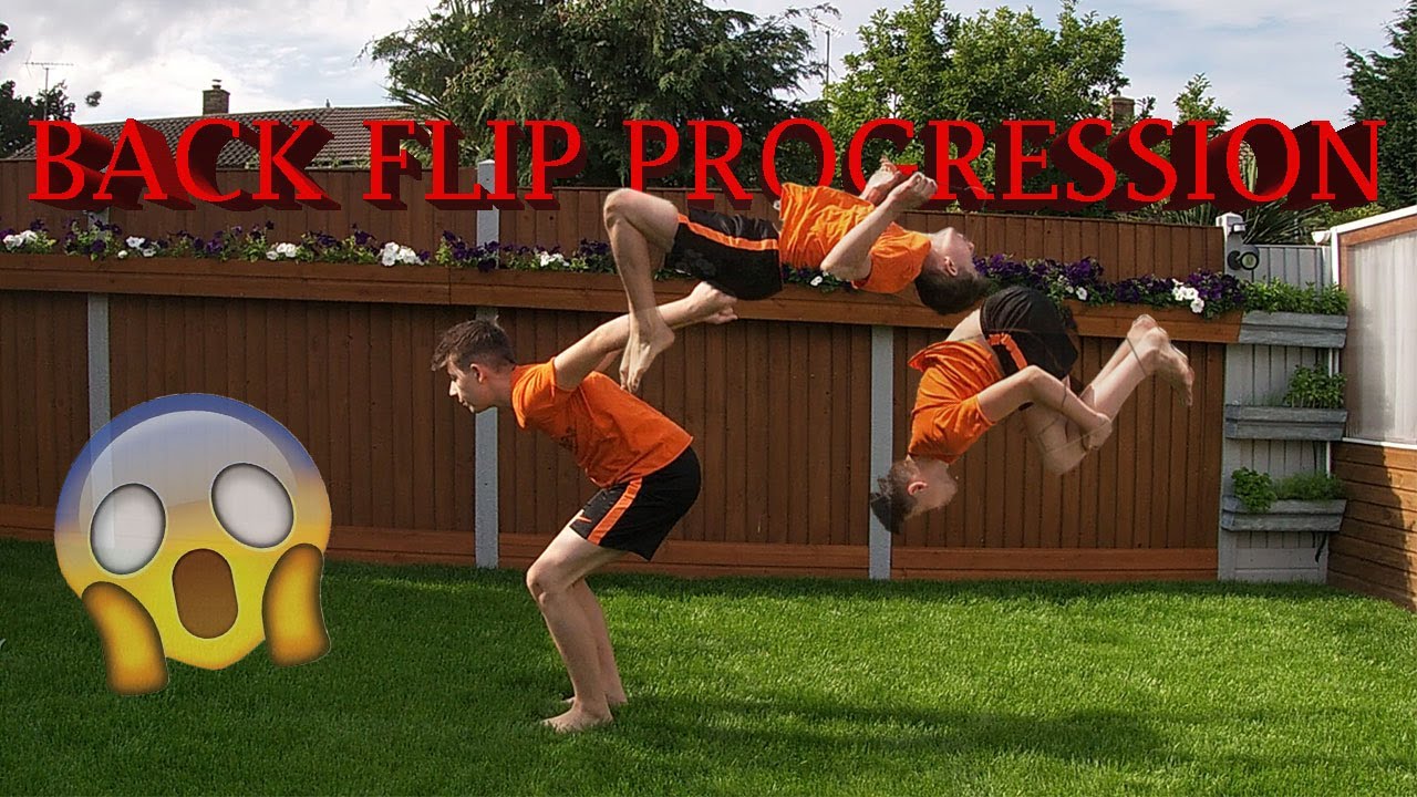 BACKFLIP PROGRESSION - How I Learned a Backflip on Ground (9 days ...