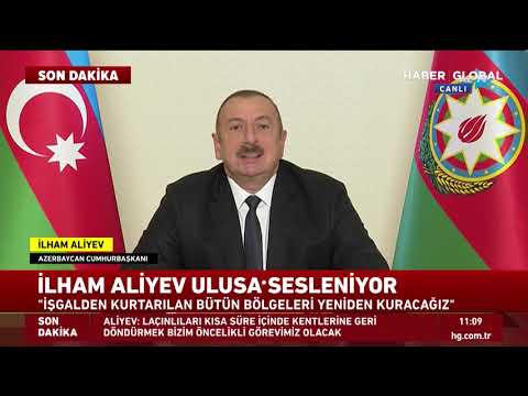 Azerbaycan Cumhurbaşkanı İlham Aliyev Ulusa Seslendi: Ermenistan Ordusu Artık Yoktur
