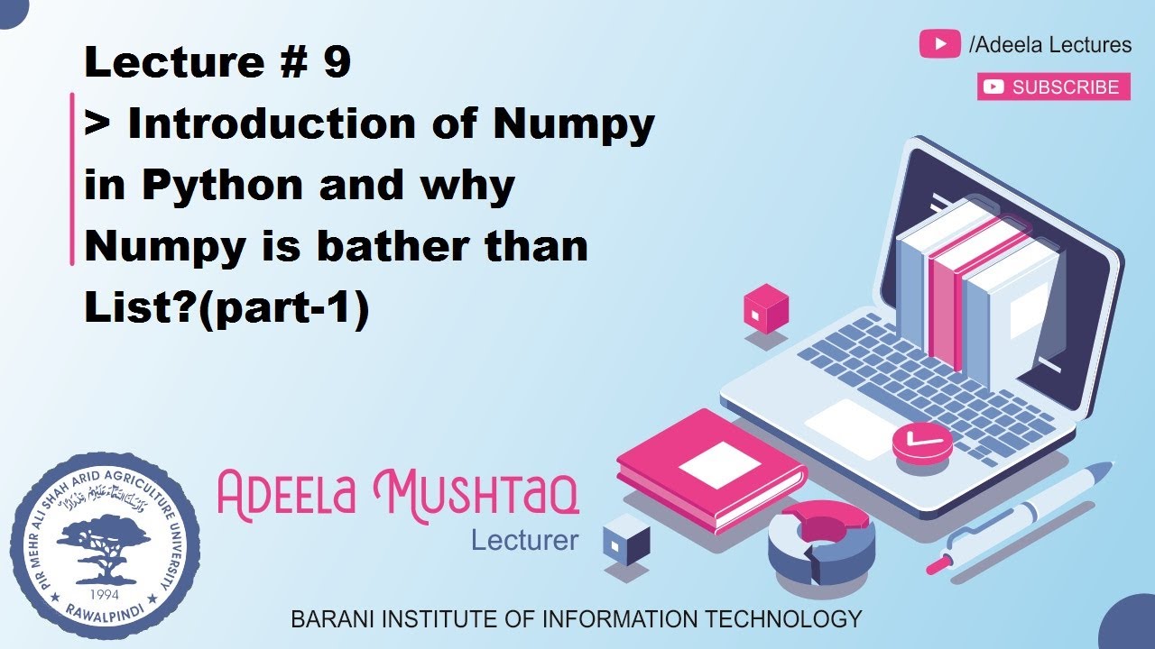 Introduction Of Numpy In Python And Why Numpy Is Bather Than List Part