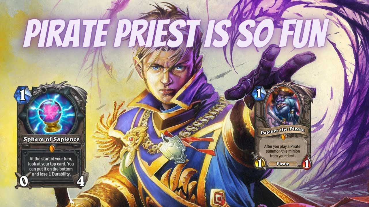 PIRATE PRIEST IS SO FUN | Wild Hearthstone The Barrens - YouTube