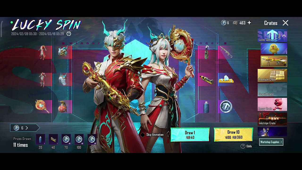 How to open 10 create 180 UC in bgmi (SQUIRREL GAMING) - YouTube