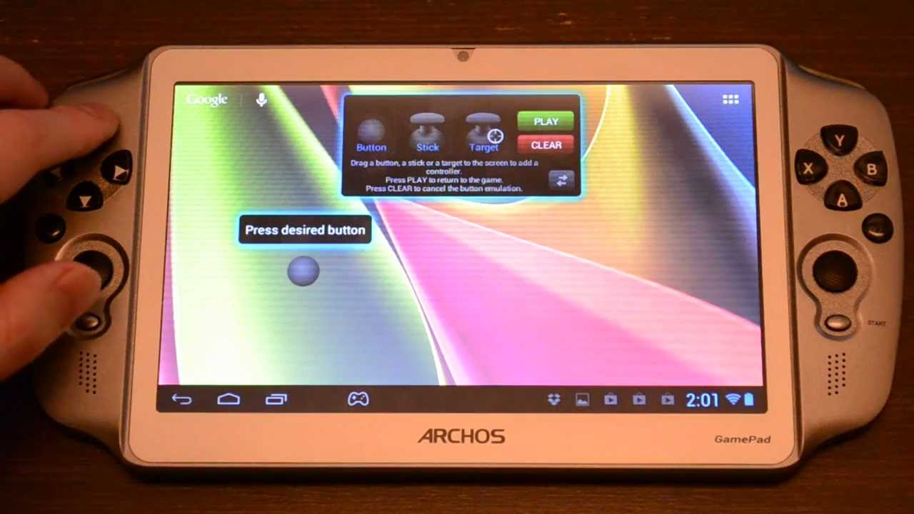 Gpad Archos GamePad Mapping Tool - YouTube