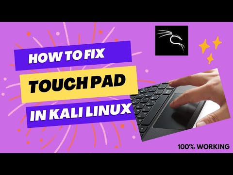 Fix Touchpad not working in Kali Linux | Touchpad Not Working in Linux (Debian,Arch,Ubuntu ...