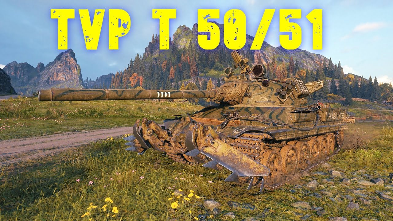 World of Tanks TVP T 50/51 - 7 Kills 10K Damage - YouTube