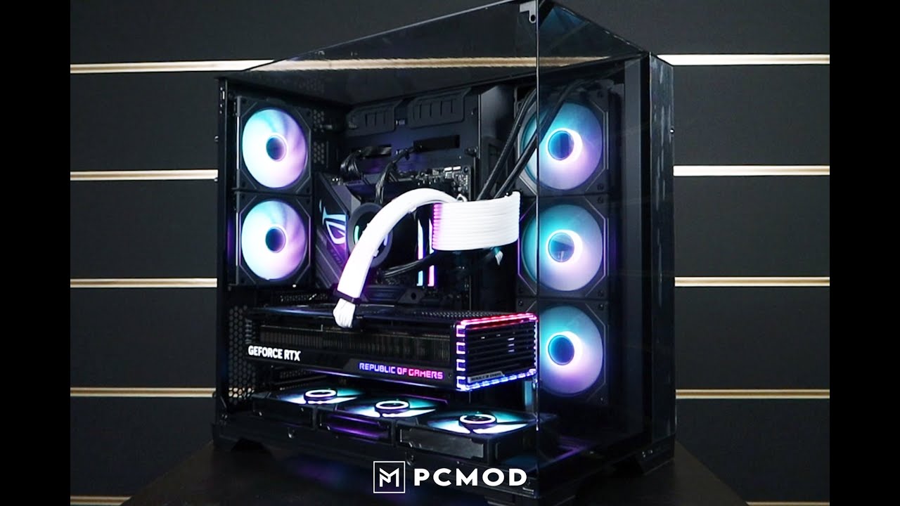 Lian Li O11 Vision - PC Build - YouTube