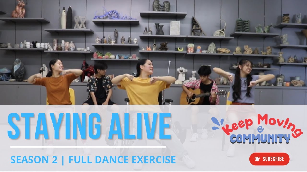 S2 KeepMoving@Community | Staying Alive | FULL DANCE EXERCISE - YouTube