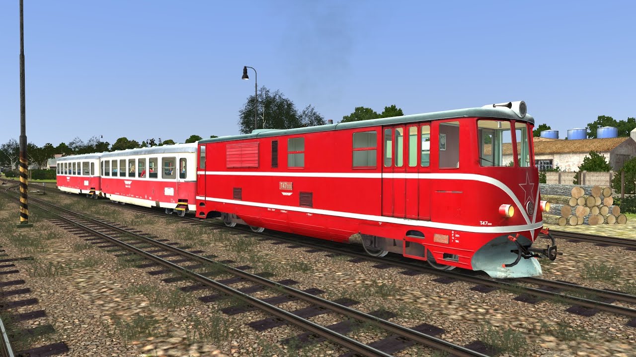 ČSD TU47 006 Hradec - Kunžak ( TS 2017 ) - YouTube