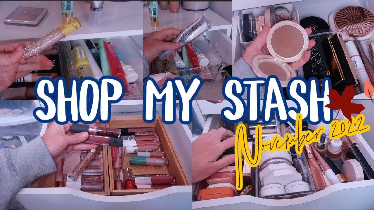 SHOP MY STASH 2022 EP. 5 🍂 MONTHLY MAKEUP ROTATION - YouTube