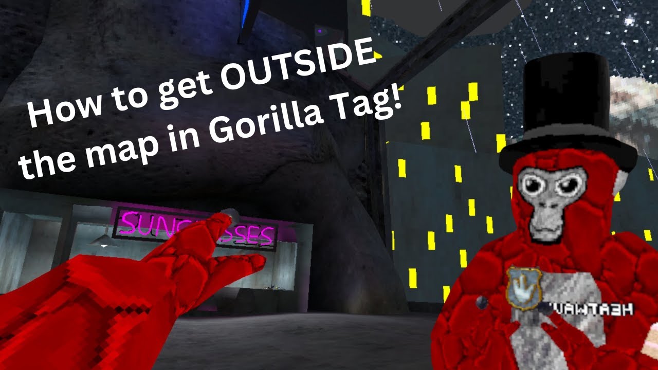 How to get OUTSIDE of the map in Gorilla Tag! - YouTube
