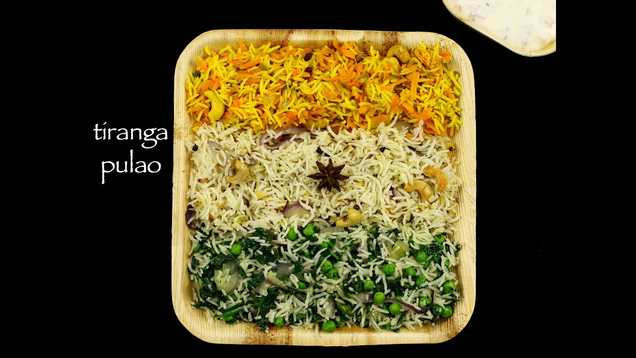 tiranga pulao recipe | tiranga rice recipe | tri-colour rice recipe ...