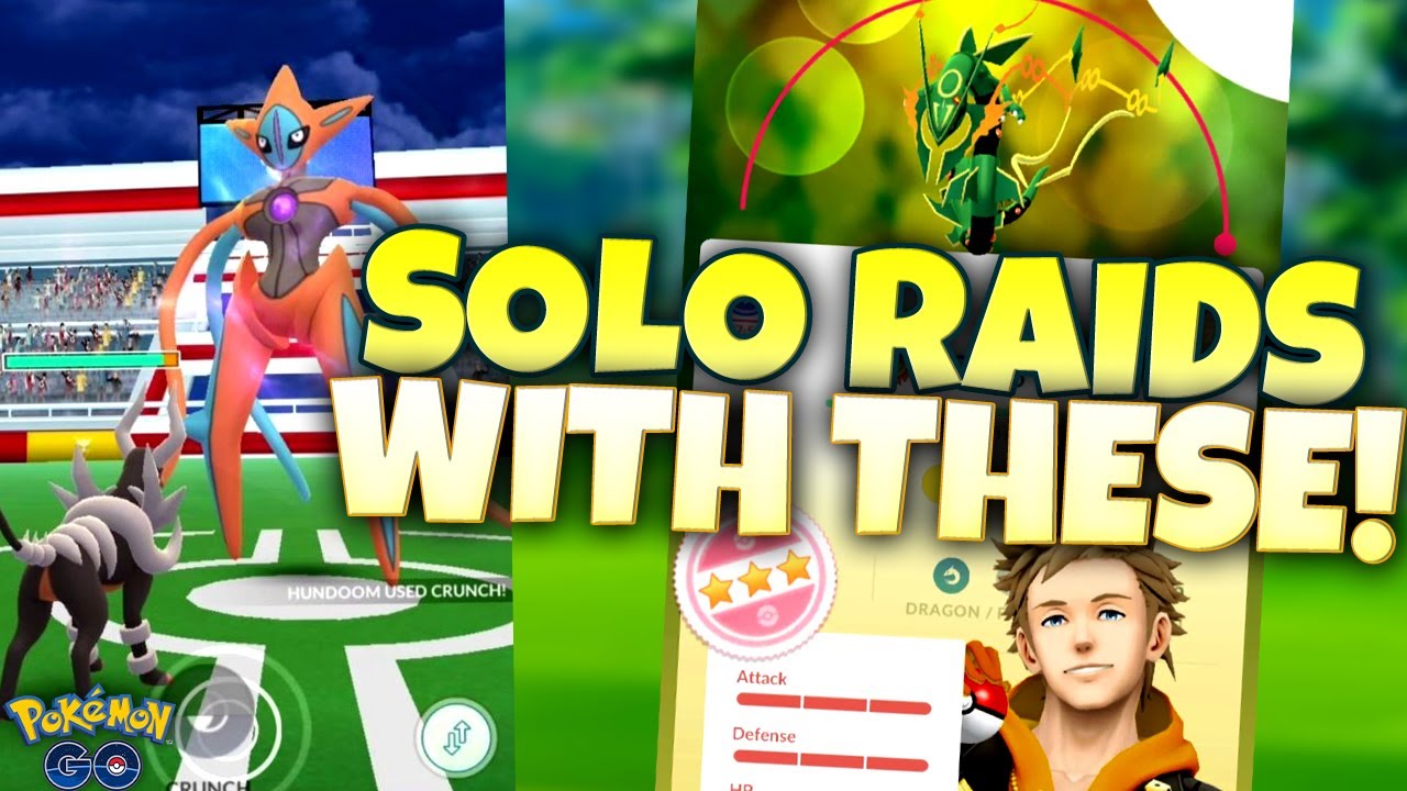THE TOP POKÉMON FOR SOLOING LEGENDARY RAIDS in Pokémon GO! - YouTube