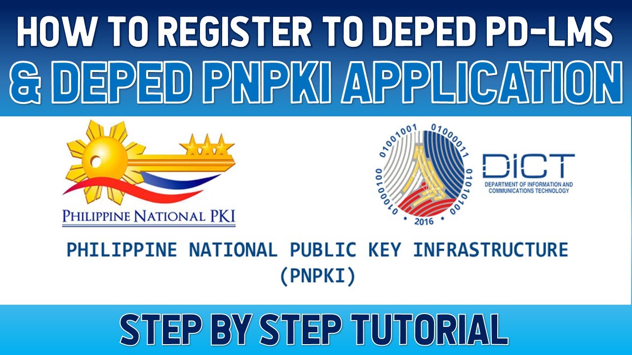 How to Register/Enroll in PNPKI DepEd Application Using DepEd Google ...