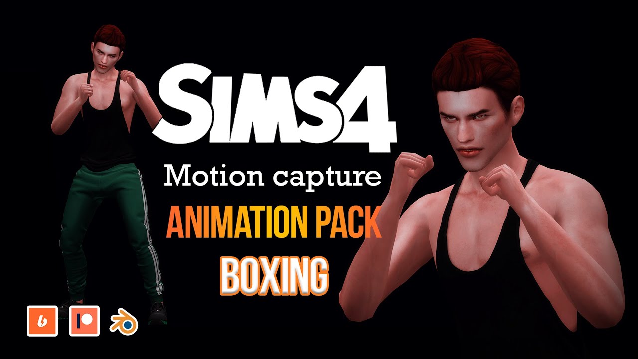 Animation pack BOXING - For Machinima Sims 4 - motion capture - YouTube
