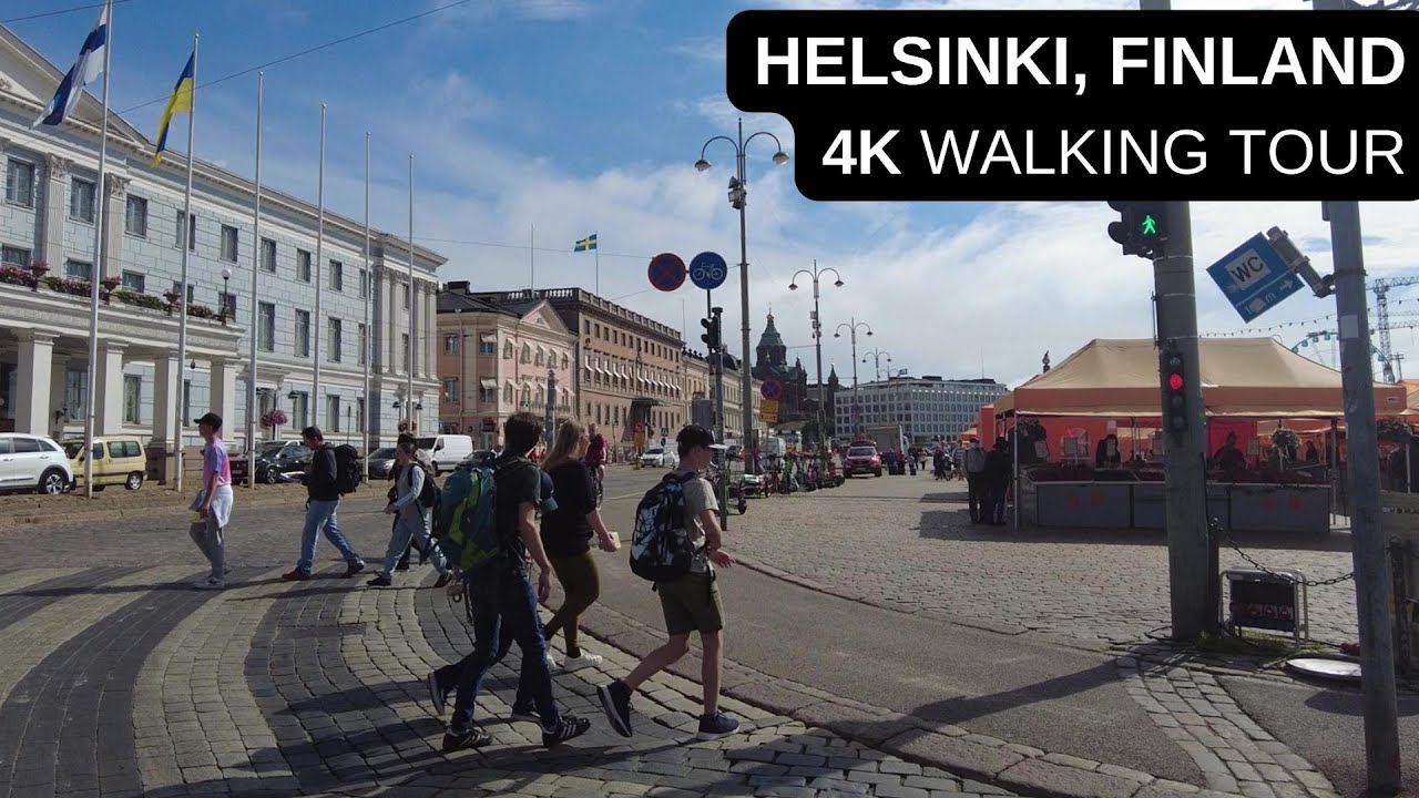 City walks series - Helsinki, Finland (4K walking tour) - YouTube