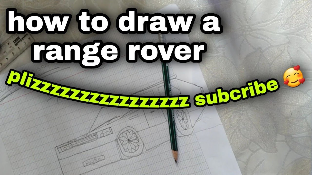 How to draw a Range Rover🥰 - YouTube