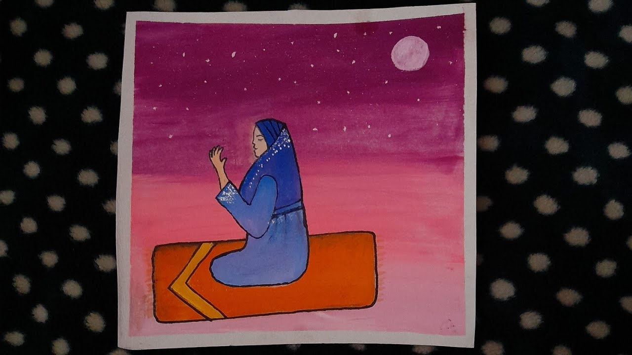 How to draw a Arabic girl easily. - YouTube