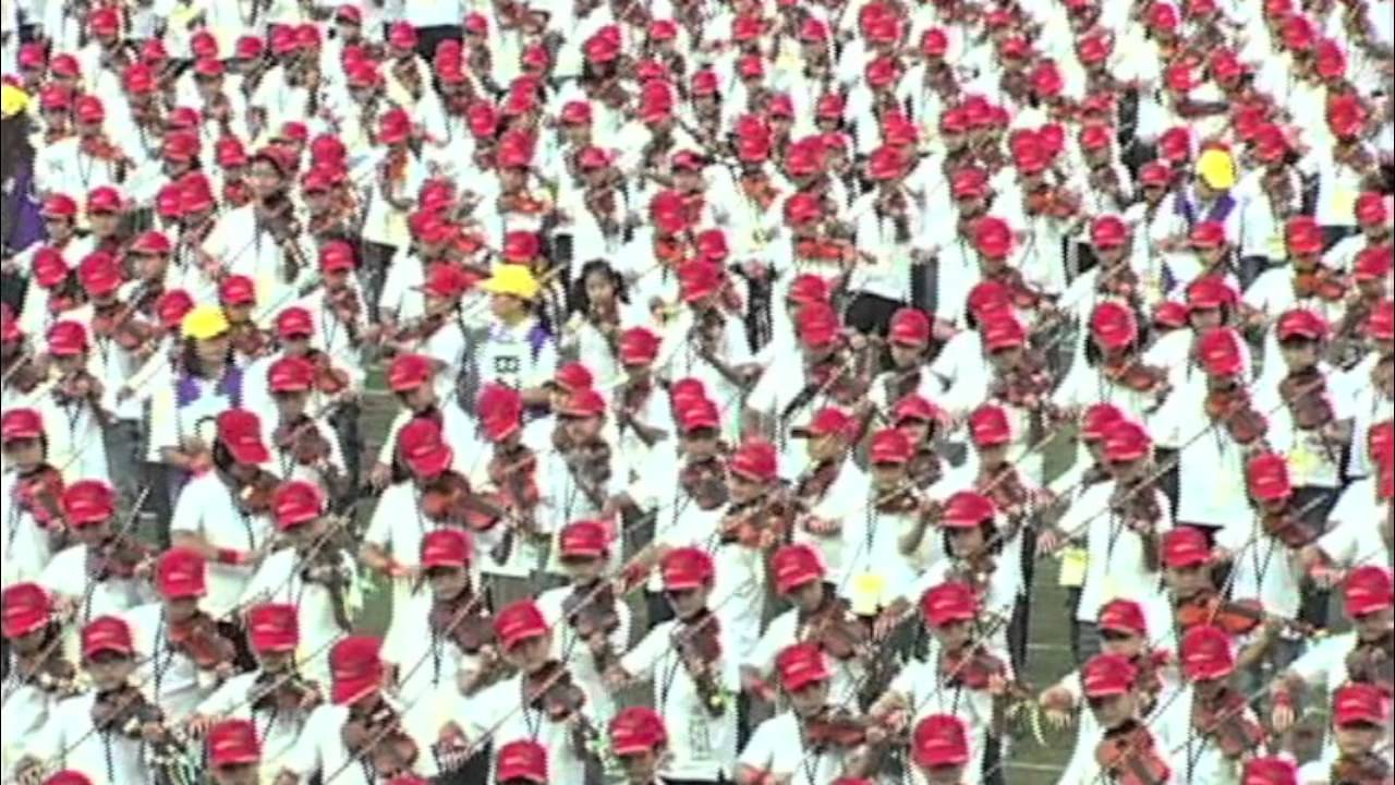 The Largest Violin Ensemble - YouTube