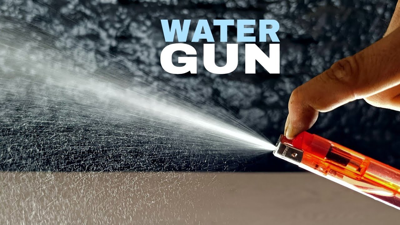Turn a Lighter Into a Mini Water Gun in Minutes! |DIY - YouTube