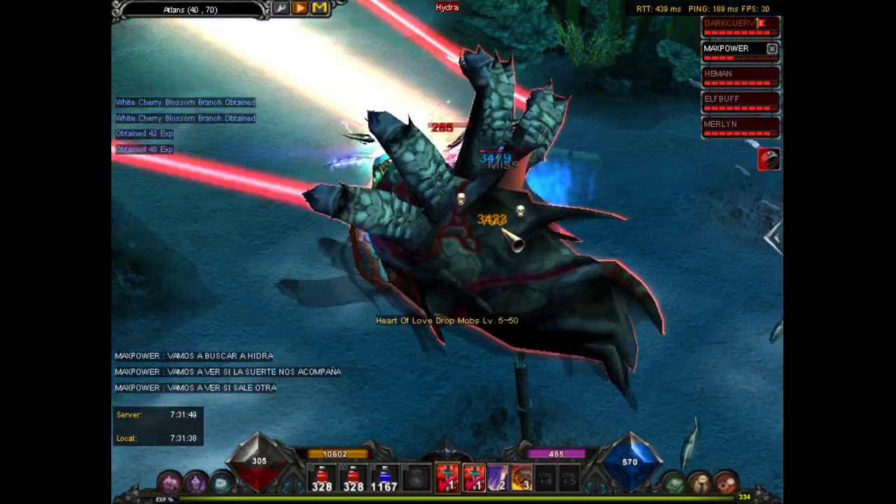 HYDRA invasion de atlans (america mu) sin rr server slow - YouTube