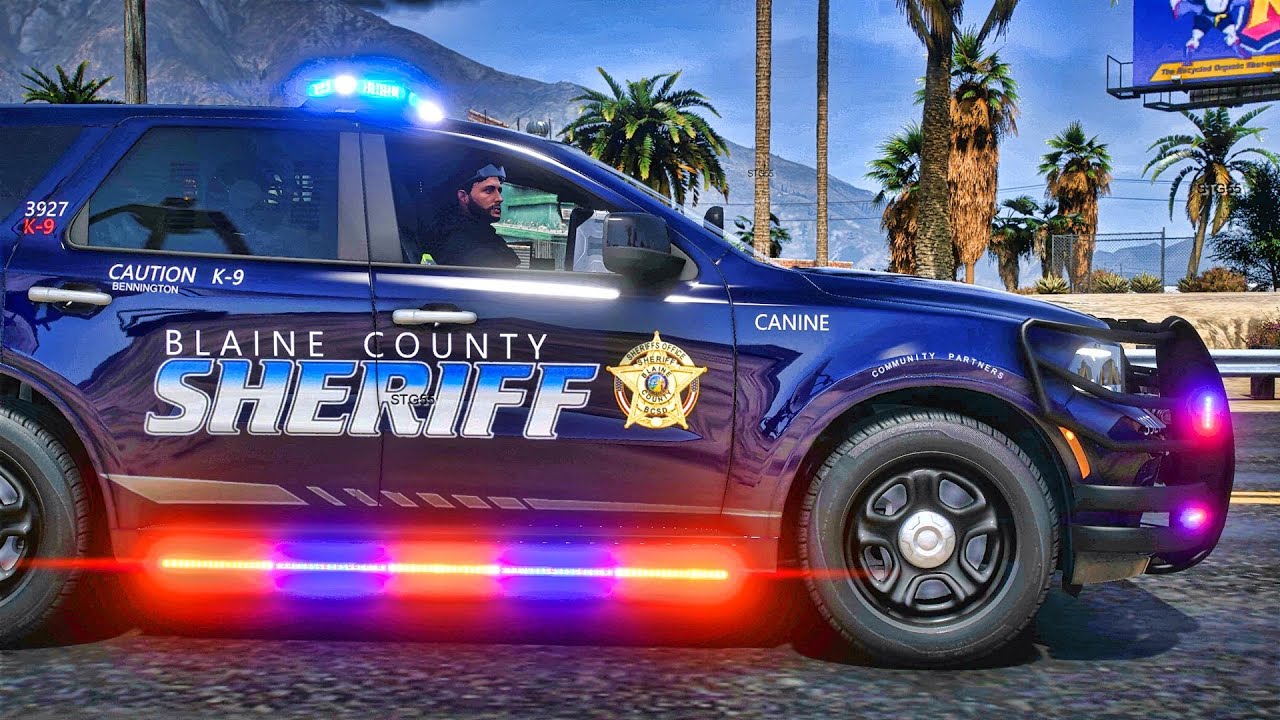 Playing GTA 5 As A POLICE OFFICER Sheriff Monday Patrol| GTA 5 Lspdfr ...