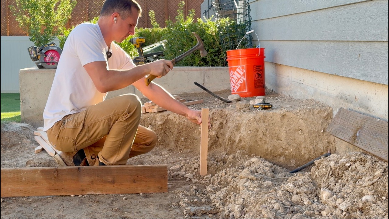 Building a shed DIY Part 1 Excavation - YouTube