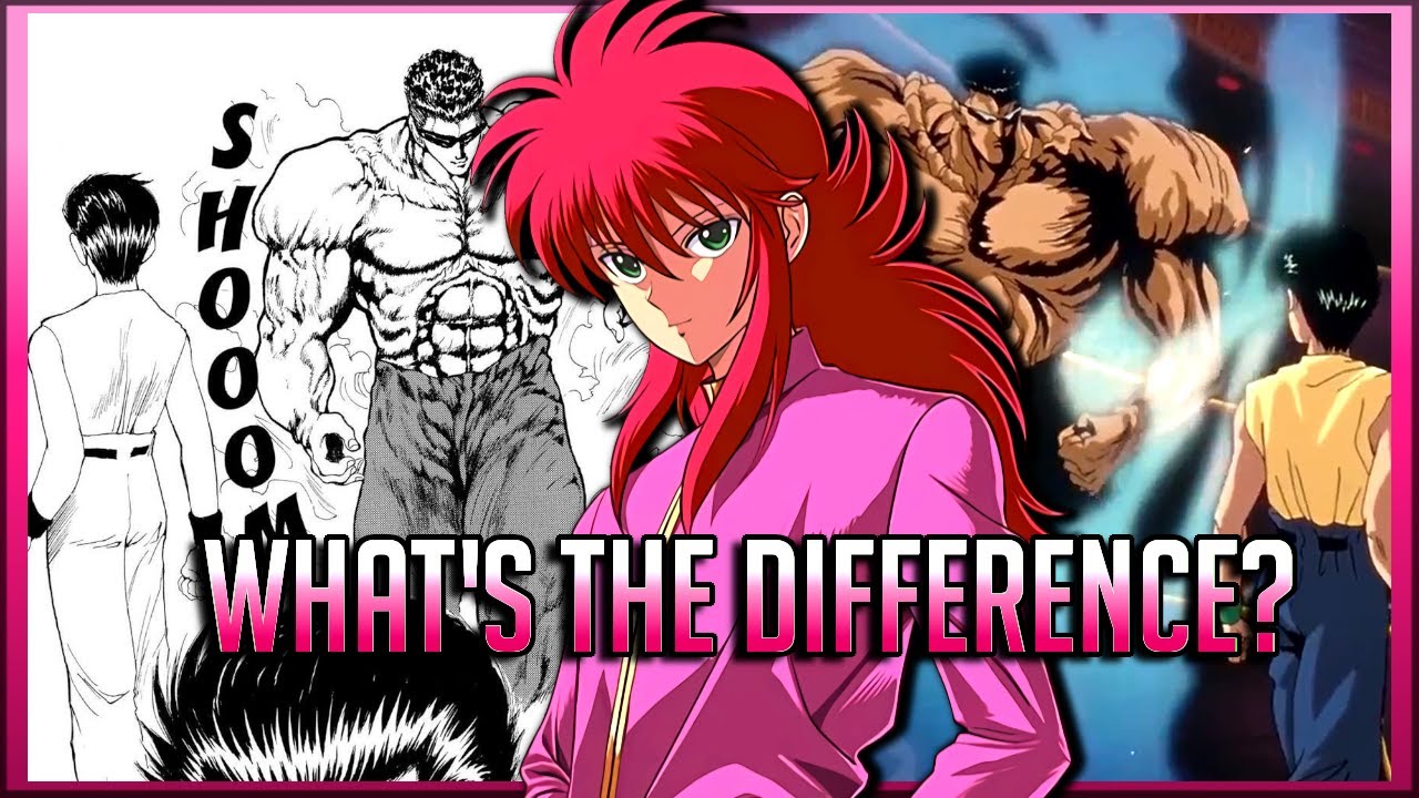 Yu Yu Hakusho: Manga vs Anime - The Dark Tournament - YouTube