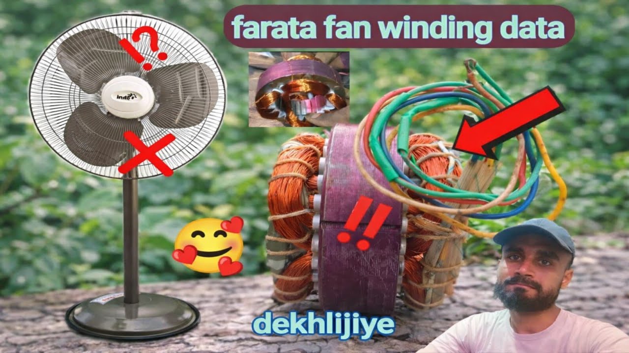 how to make farata fan winding data Farata Fan Rewinding 100% Practical ...
