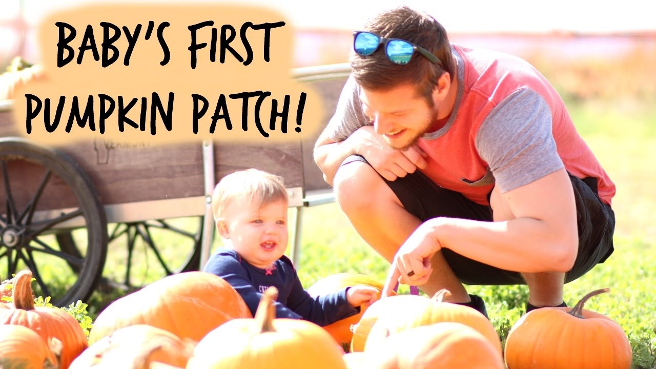 BABY'S FIRST PUMPKIN PATCH! - YouTube
