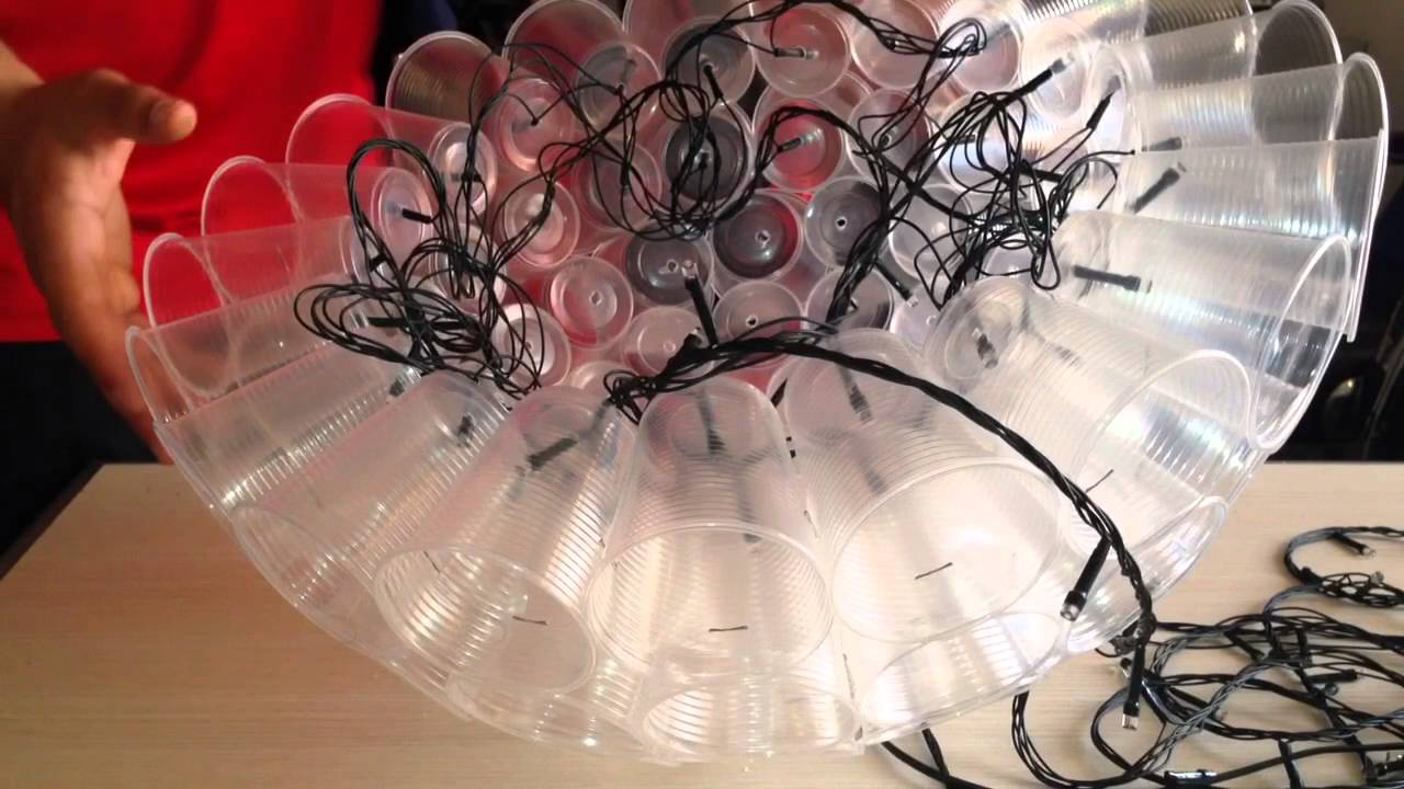 How To Make a Plastic Glass Light - YouTube