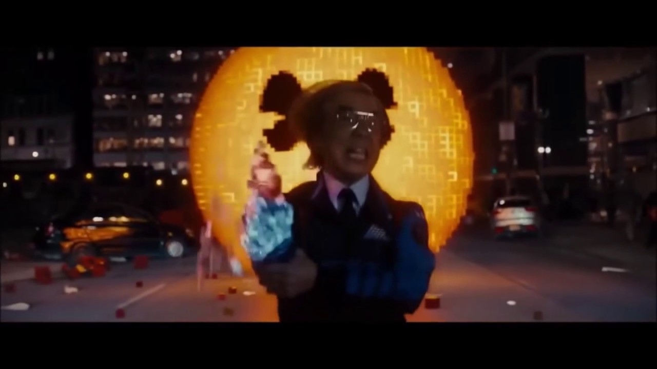 Pac man scene from Pixels - YouTube