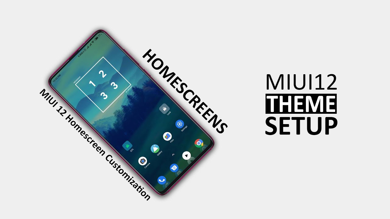 Today's Homescreen | MIUI 12 Home Screen Customization With Wallpapers ...
