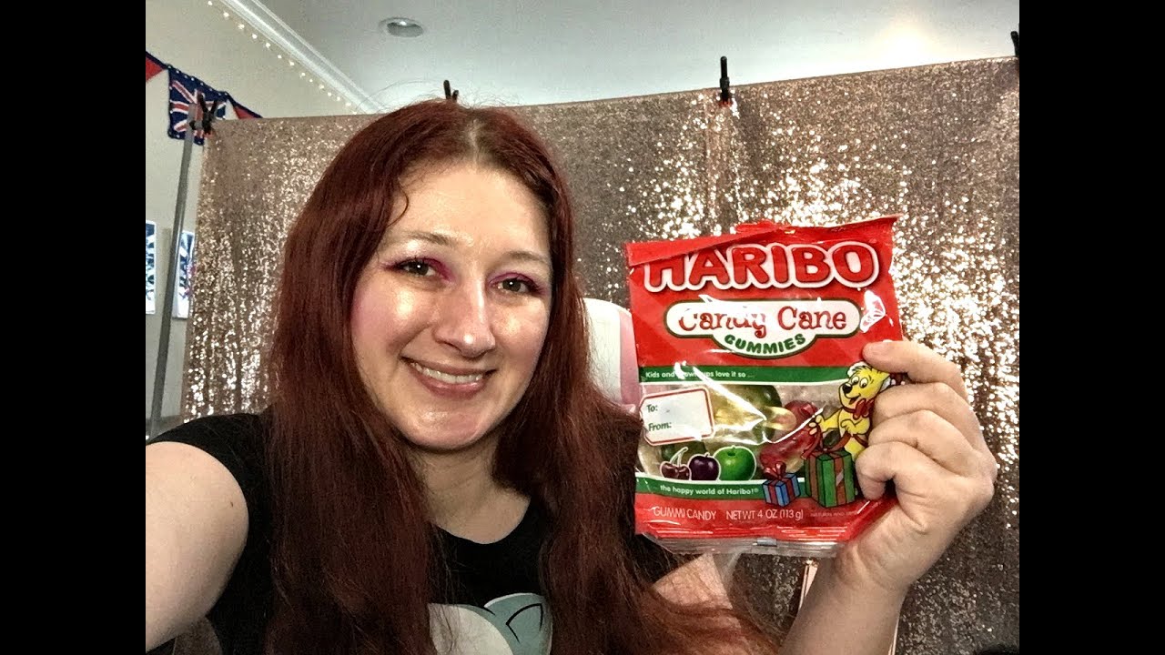 Review - Haribo Candy Cane Gummies - YouTube
