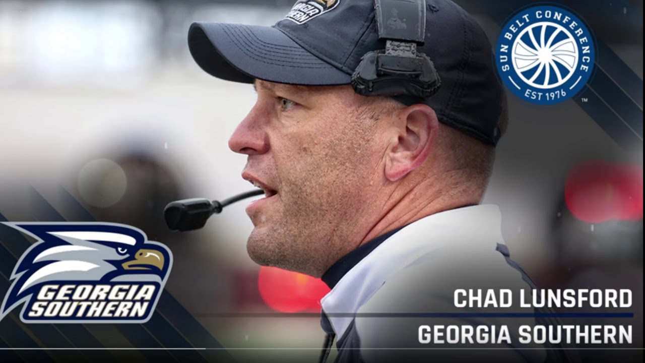 Georgia Southern Head Coach Chad Lunsford Media Teleconference - YouTube