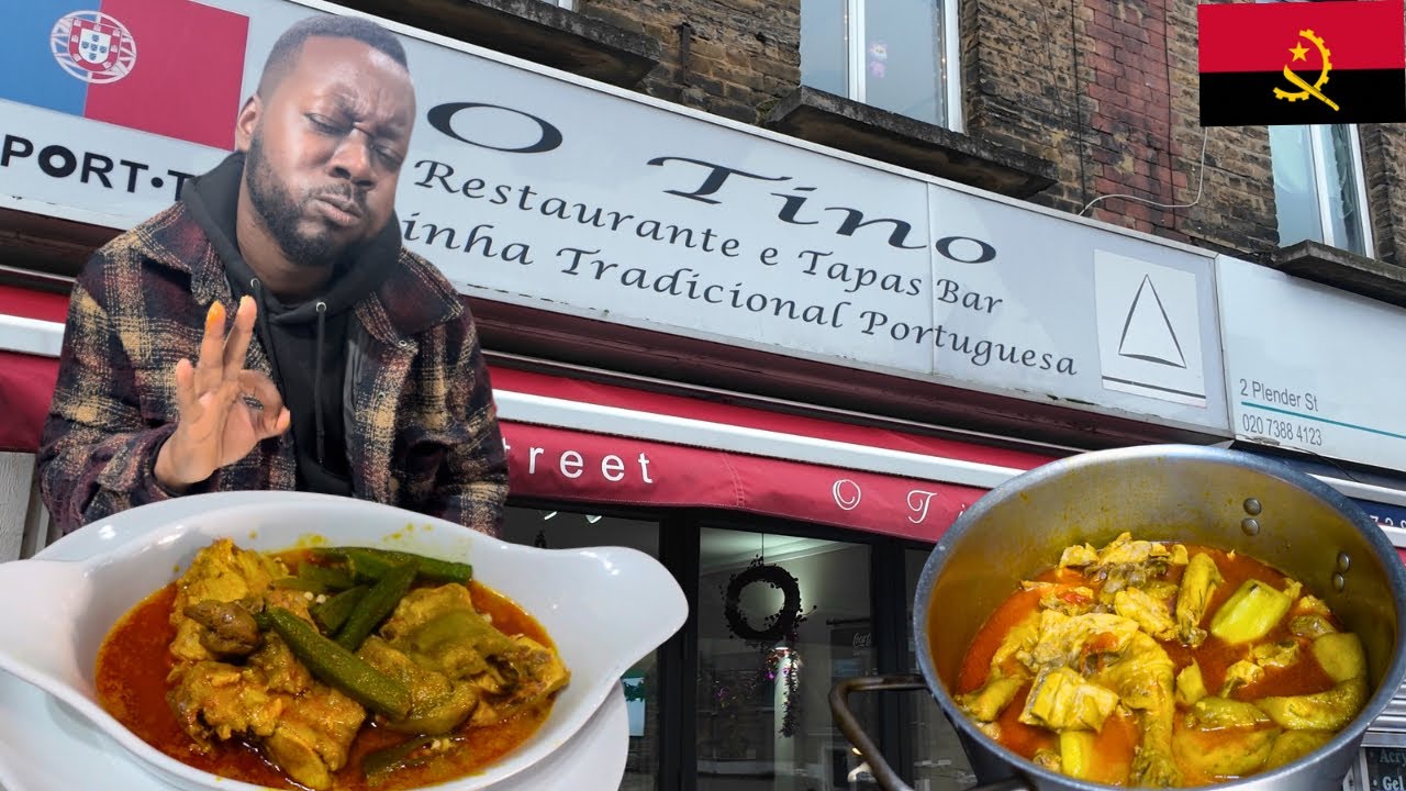 EPIC ANGOLAN FOOD in London | O'Tino Food Review - YouTube